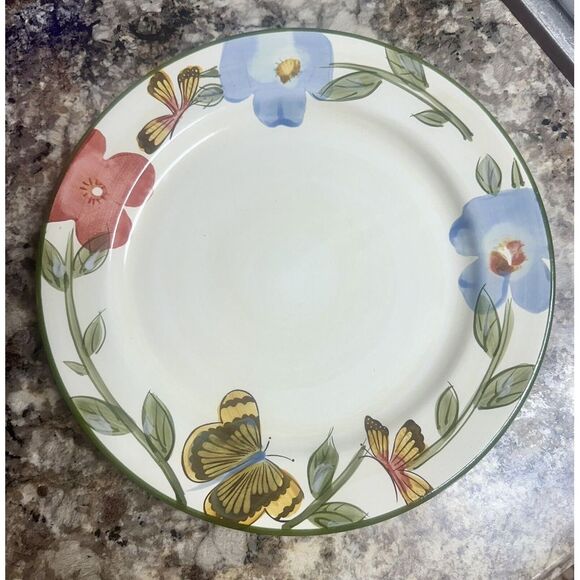 Pfaltzgraff | Dining | Pfaltzgraff Butterfly Botanical Dinner Plate ...